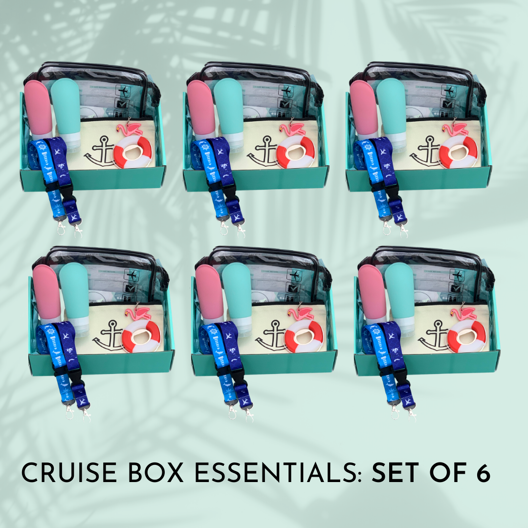 Set of 6 Cruise Essentials – Ready Set Travel Box