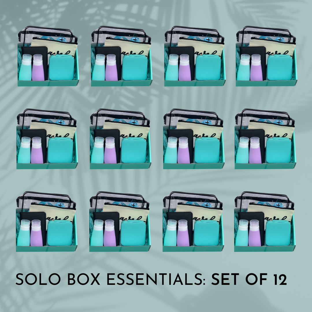 Set of 12 Solo Boxes – Ready Set Travel Box